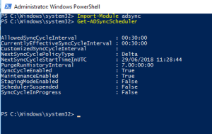 Force a sync from Azure AD Connect to Office 365 – Exchange KB